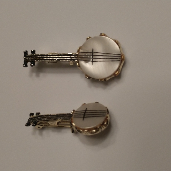 Source Unknown | Jewelry | Vintage Set Of Banjo Pins | Poshmark